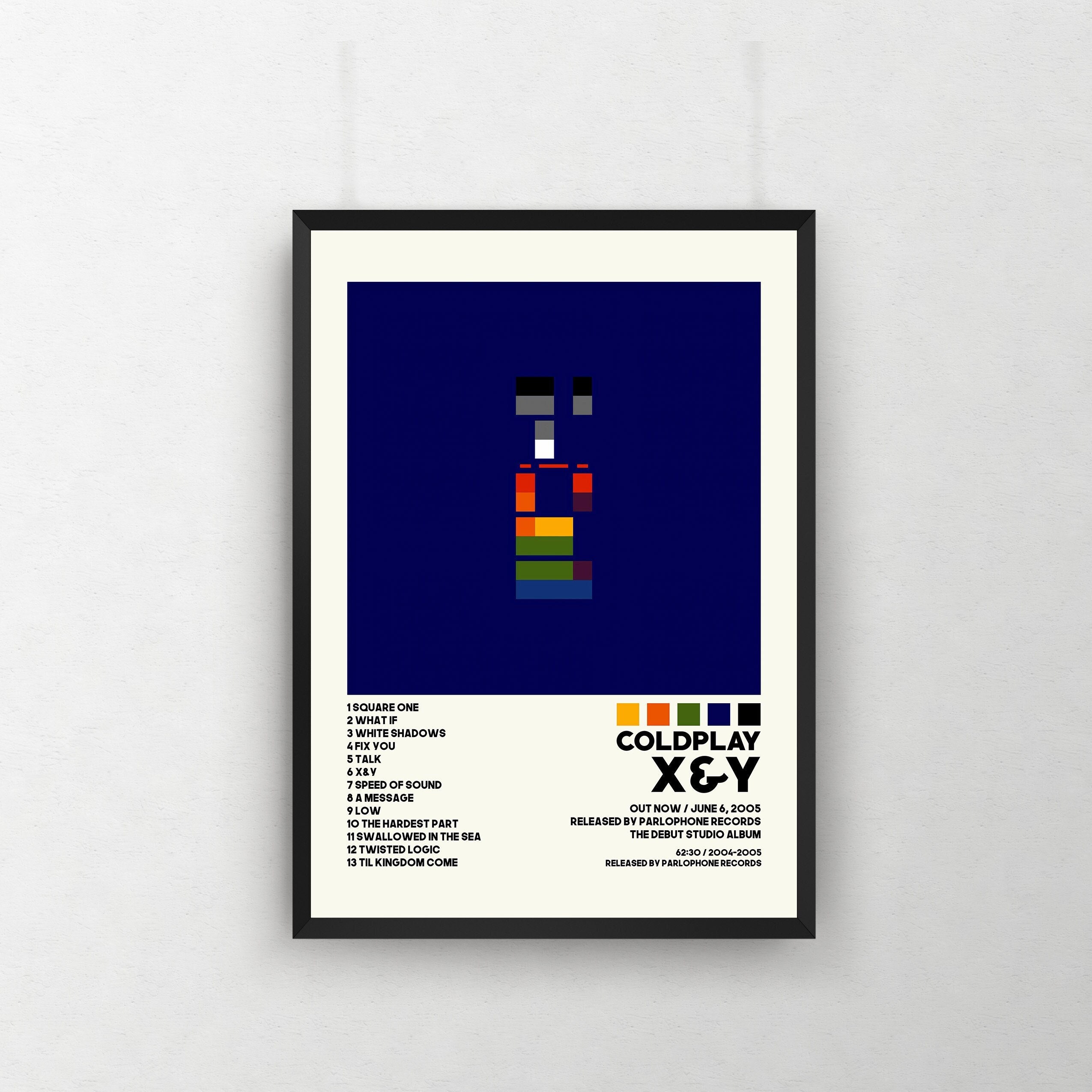 Coldplay X&Y Album Cover Poster