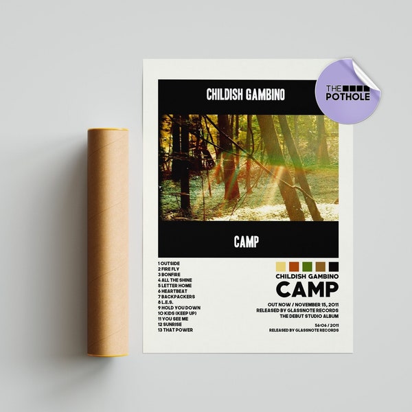 Camp Album Poster - Etsy