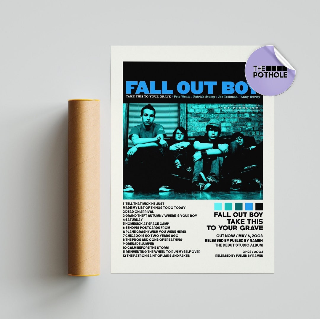 Fall Out Boy Posters / Take This to Your Grave Poster / Fall - Etsy