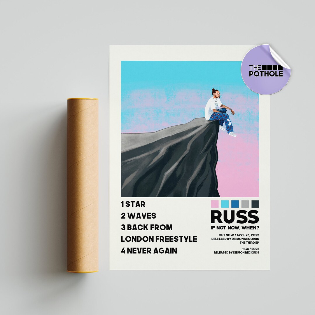 Russ Posters / If Not Now When Poster Tracklist Poster - Etsy