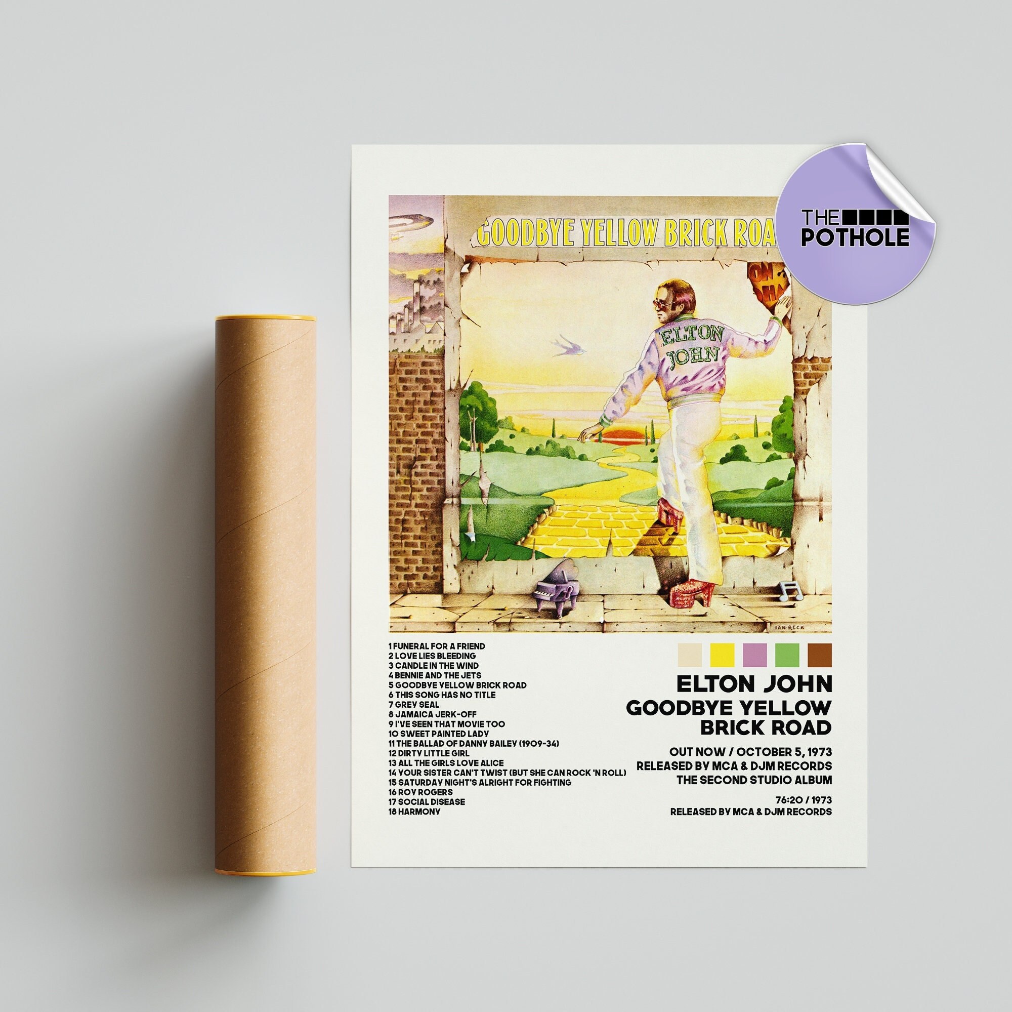 Yellow Brick Road Paper Roll