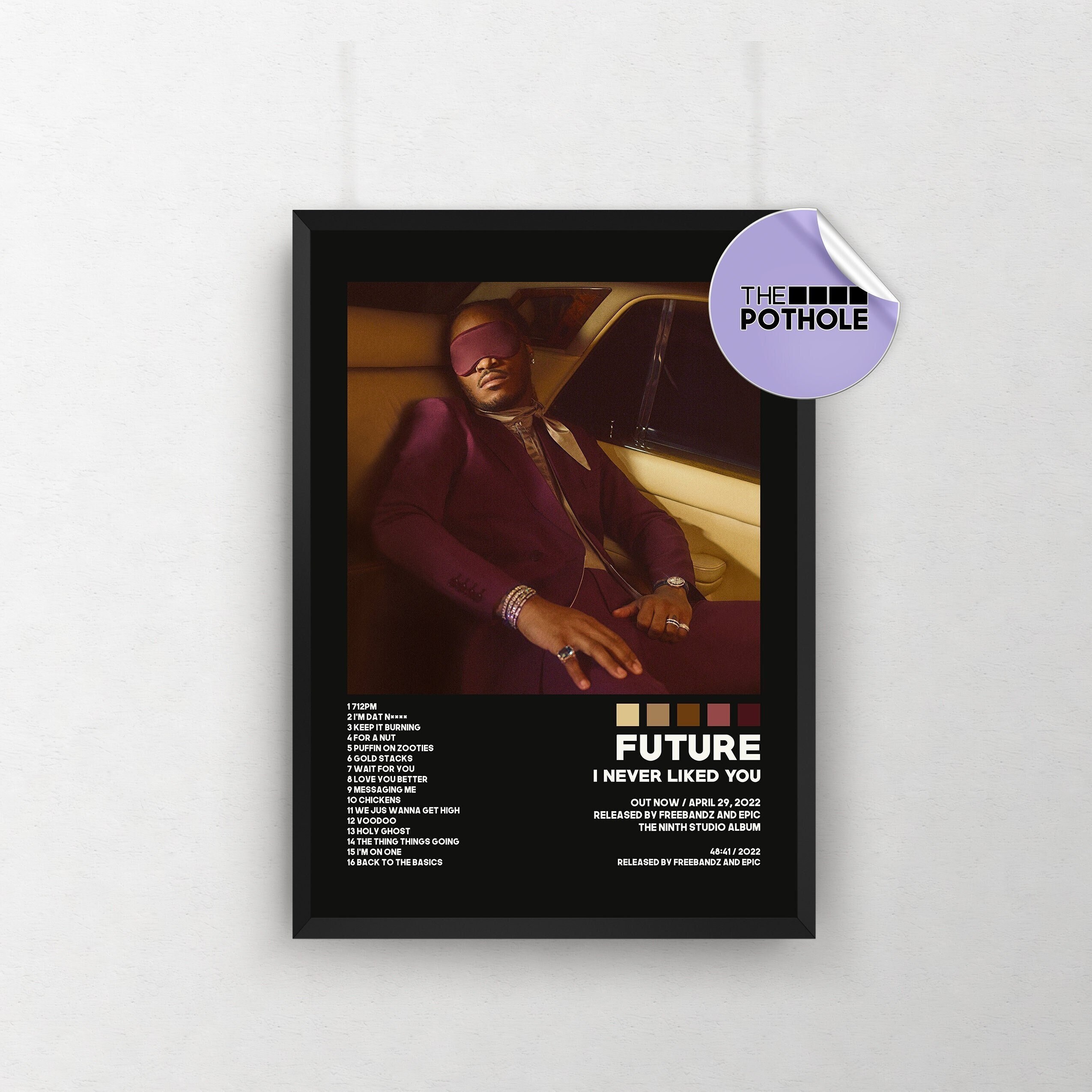 Future Posters / I Never Liked You Poster / I Never Liked You - Etsy Canada