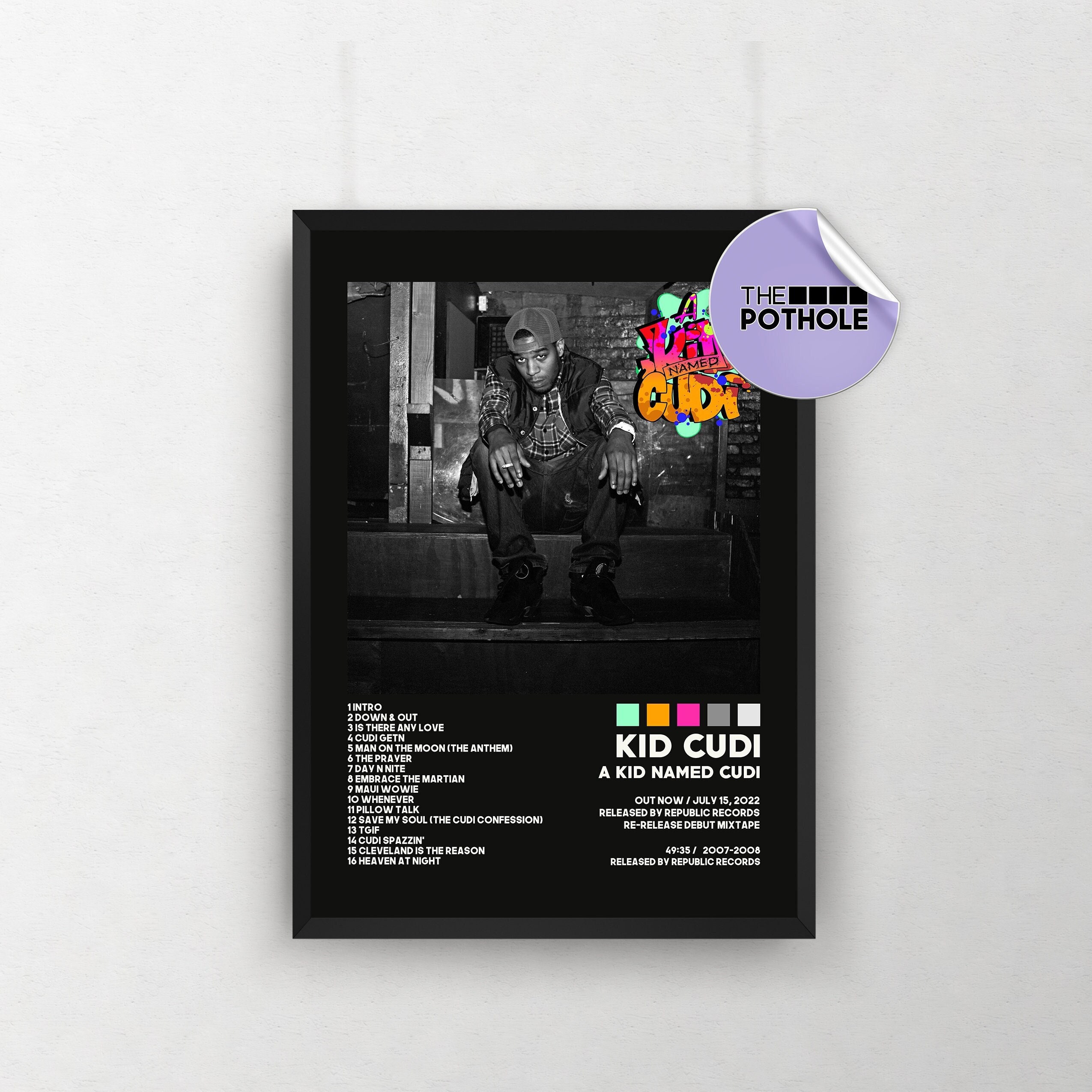 Kid Cudi Poster / A Kid Named Cudi Re-Release Poster