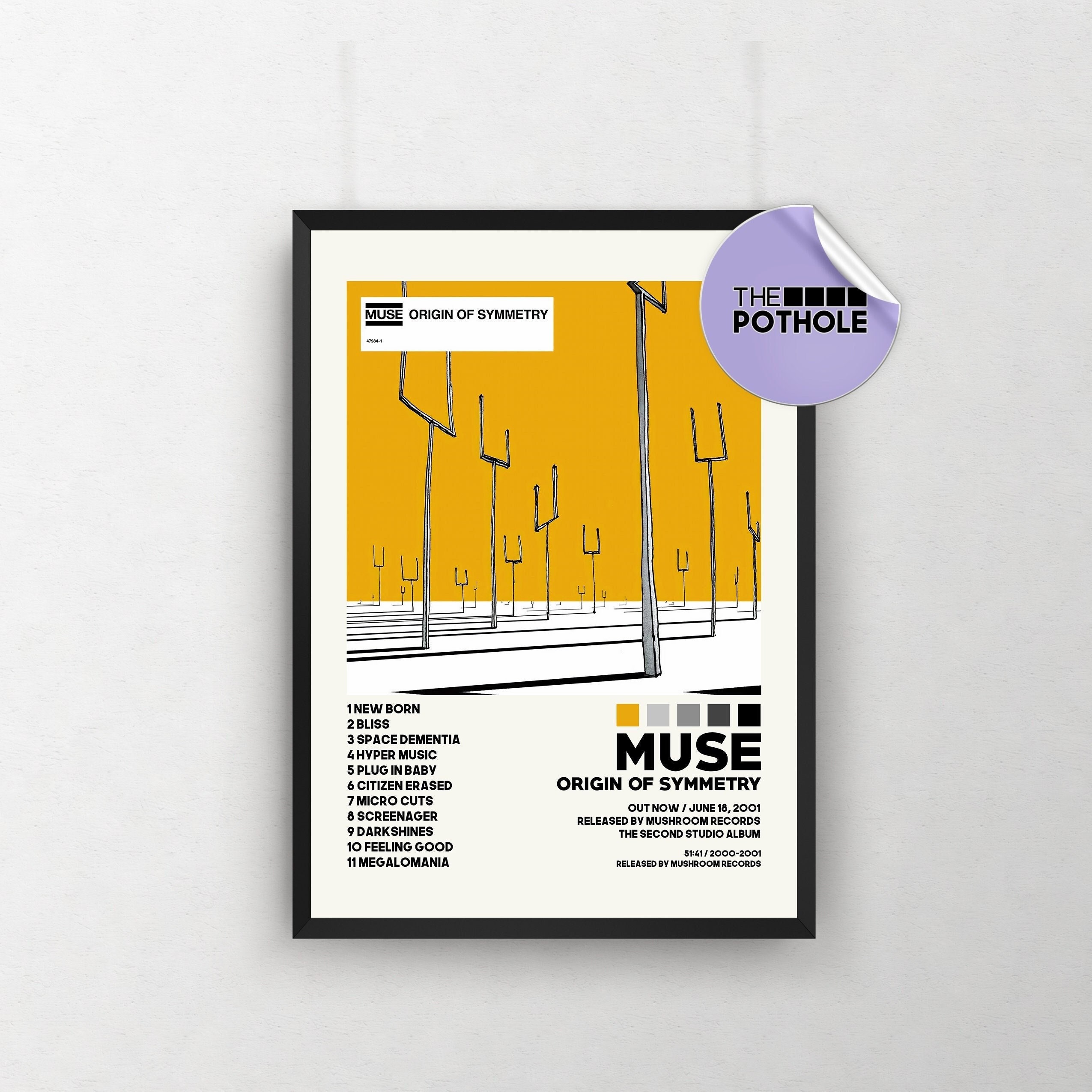 Muse Posters / Origin Of Symmetry Poster / Muse, Album Cover Poster ...