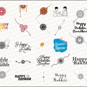 Raksha Bandhan Rakhi Festival SVG Bundle Sublimation - Etsy