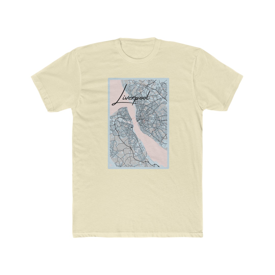 Liverpool Map T-shirt - Etsy