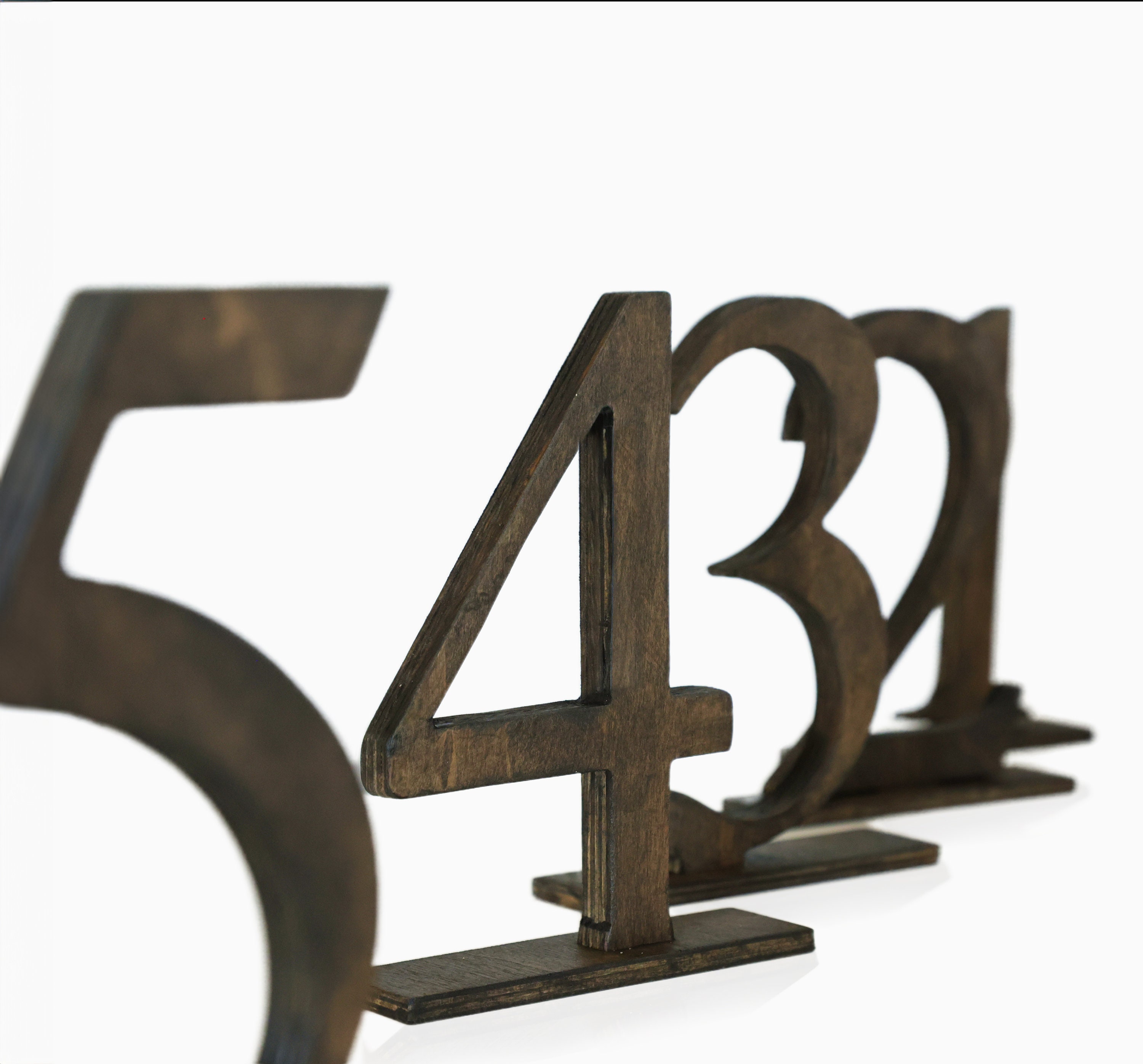 Handcrafted Wooden Wedding Table Numbers Rustic Wedding - Etsy