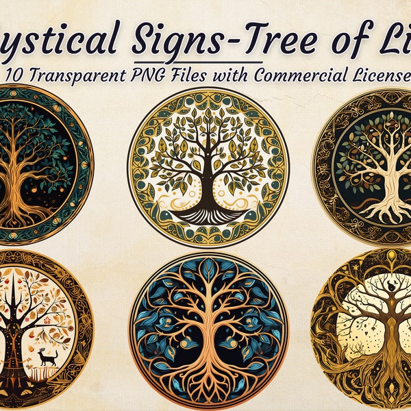 Transparent Tree of Life Clipart - Etsy