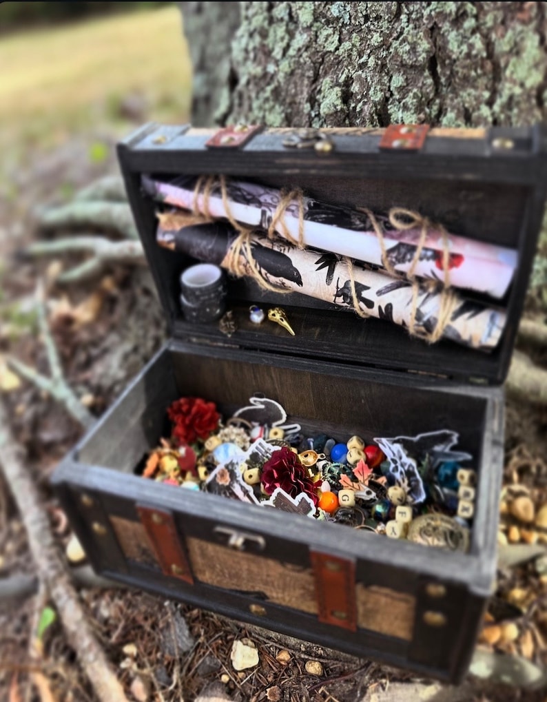 Crow Core Crows Nest Scoop Trinkets Grab-bag Crow-junk - Etsy