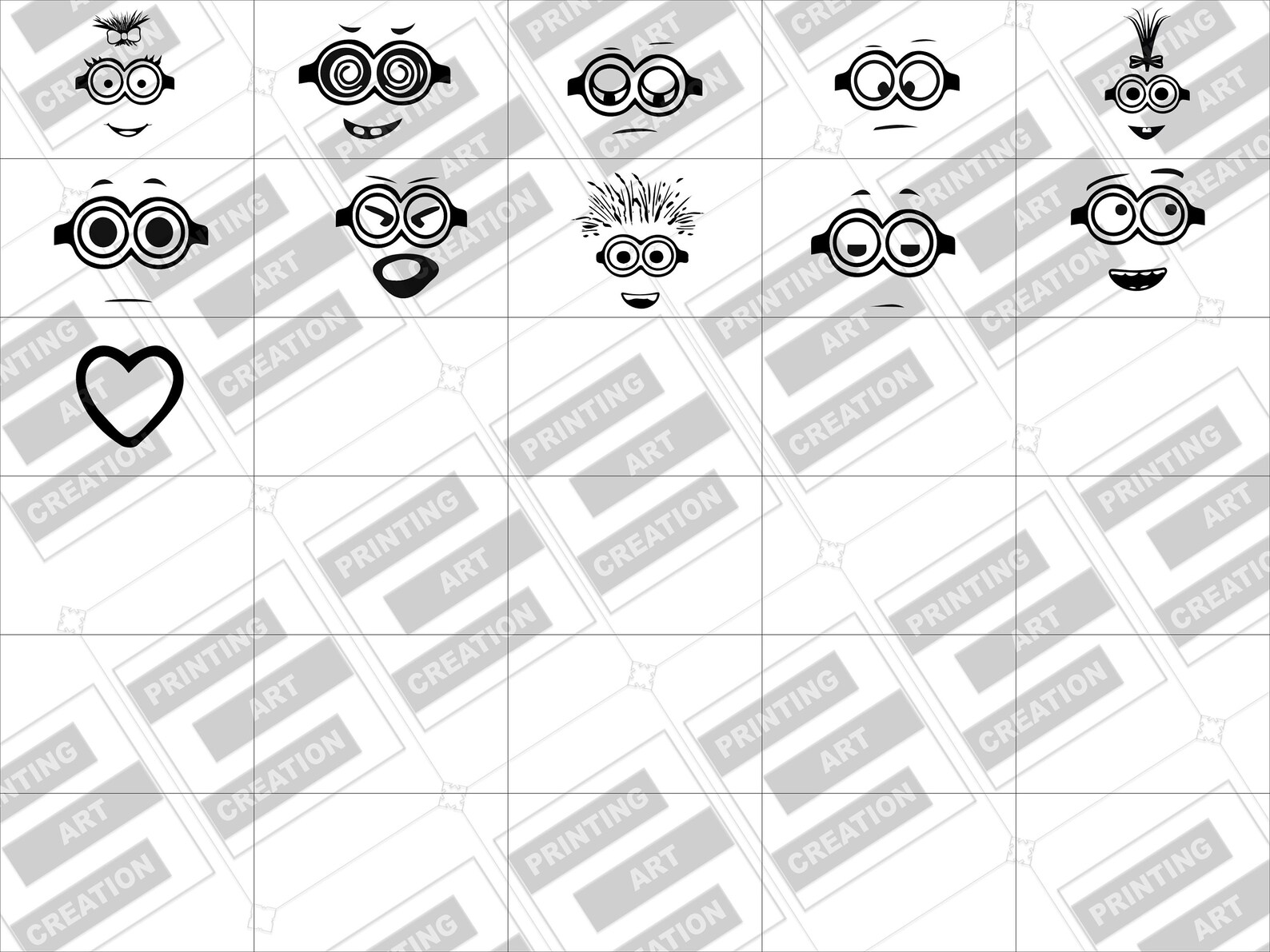 Minions Face Svg, Despicable Me Svg, Minions Svg Bundle, Birthday SVG ...