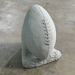 Football on a Stand Statue Concrete Soccer Ball on Base Figurine ...
