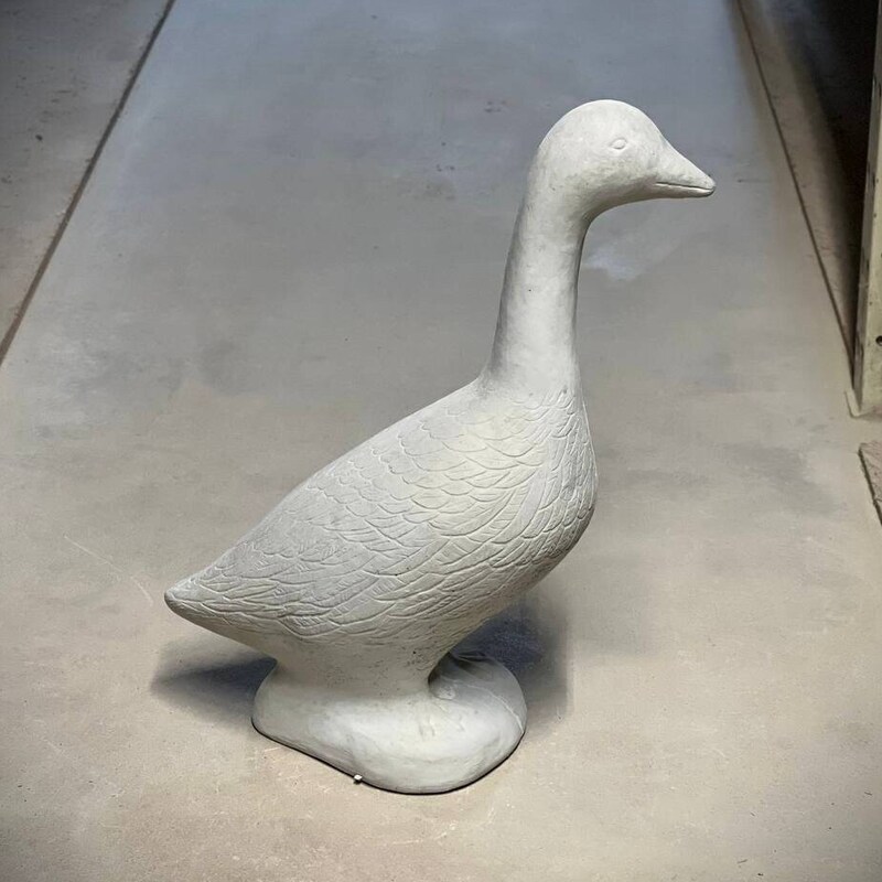 Concrete Goose Statue - Etsy