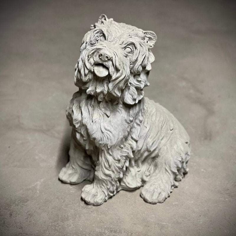 Maltese Dog Statue - Etsy
