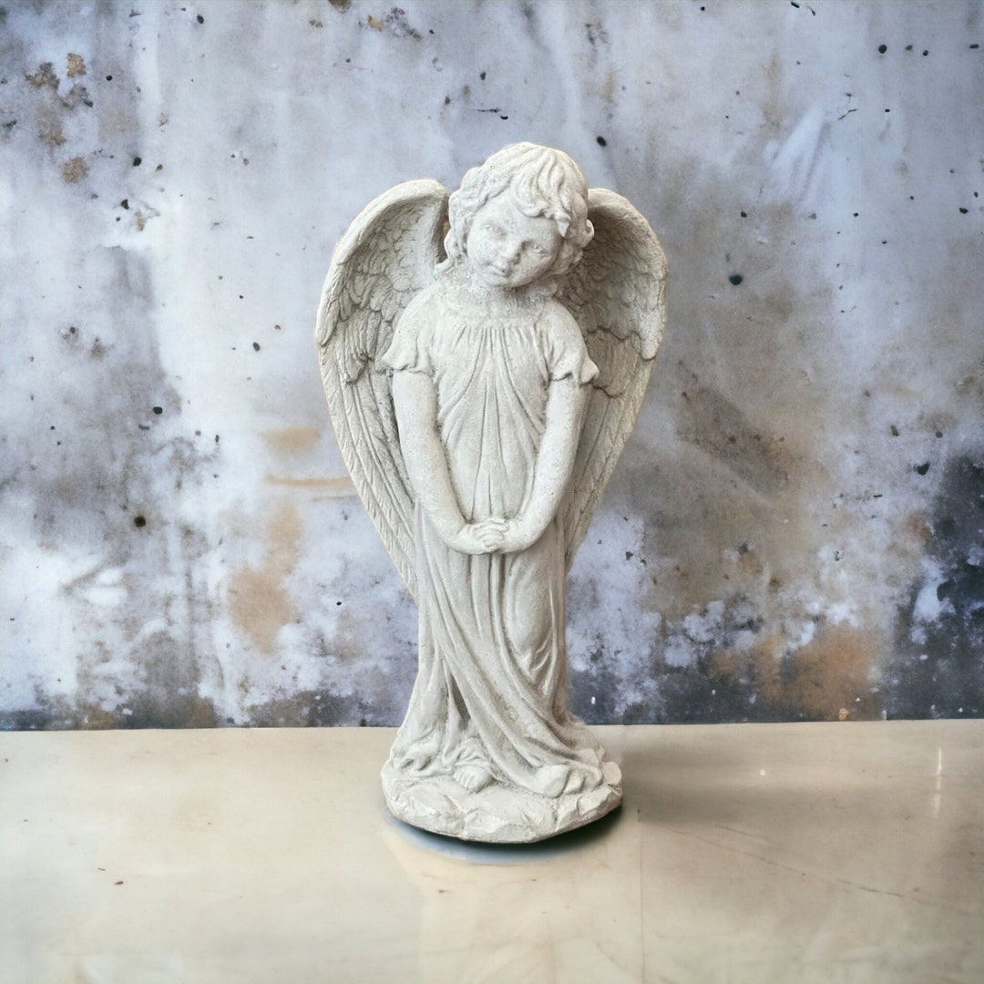Folded Hands Angel Statue Standing Child Angel Figurine Religious ...