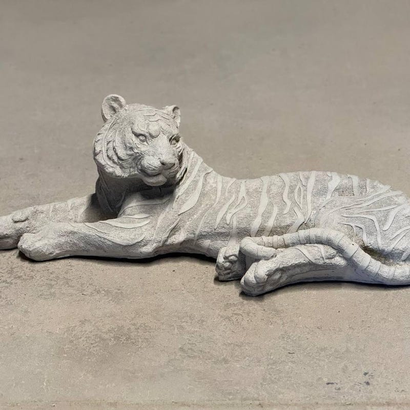 Realistic Tiger Statue - Etsy