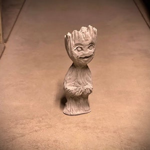 Concrete Groot Statue Standing Groot Character Figure Outdoor Garden ...