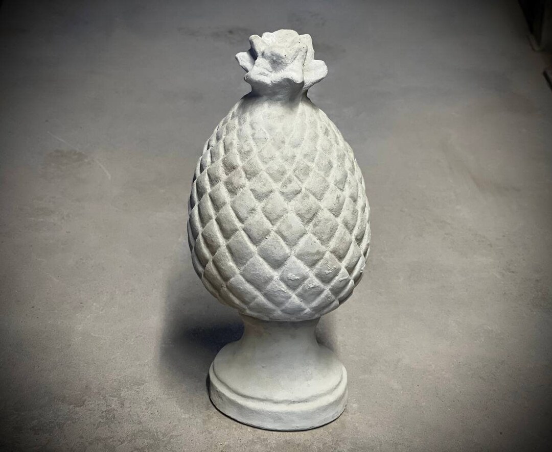 Massive Pineapple Finial Statue Concrete Pineapple Figure Realistic ...