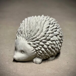 Realistic Wild Hedgehog Statue Forest Animal Figurine Concrete Cute ...
