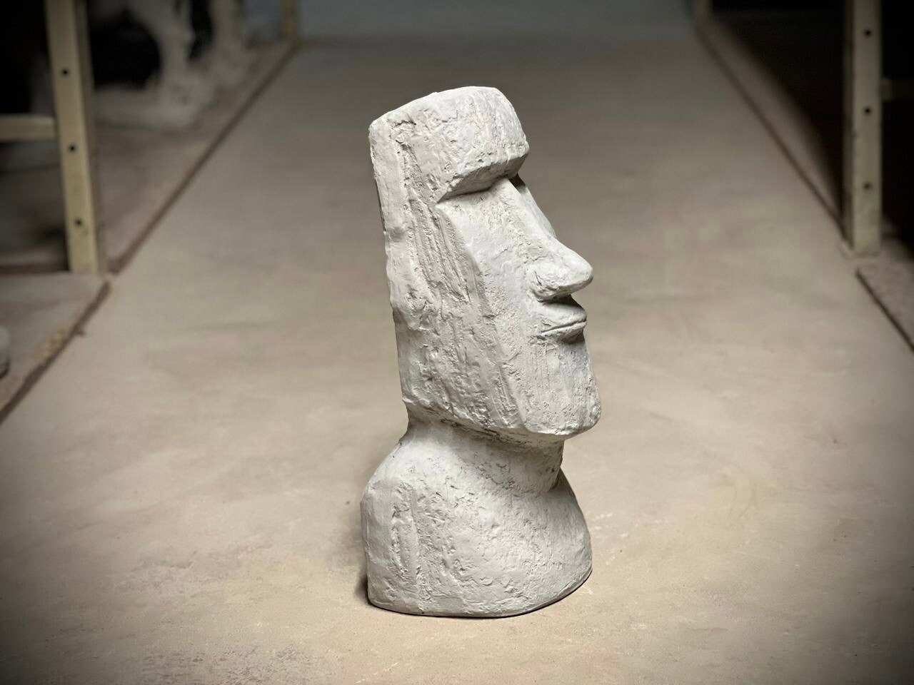 Massive Easter Head Statue Concrete Easter Head Figurine Large Head ...