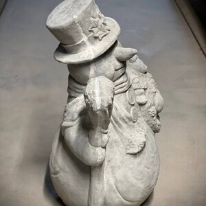 Massive Snowman With Broom Statue Winter Yard Decoration Figure ...