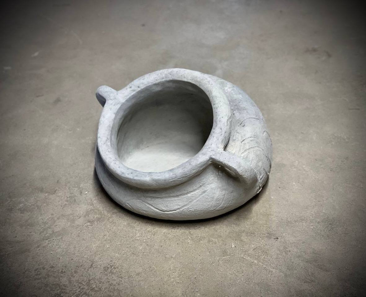 Concrete Squat Pot Statue Realistic Greek Planter Figurine - Etsy