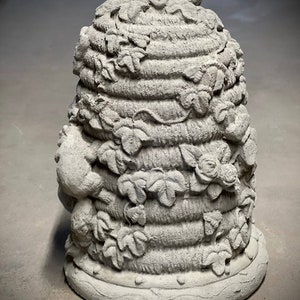 Large Beehive Figure Massive Bee House Statue Outdoor Huge Bee Skep ...