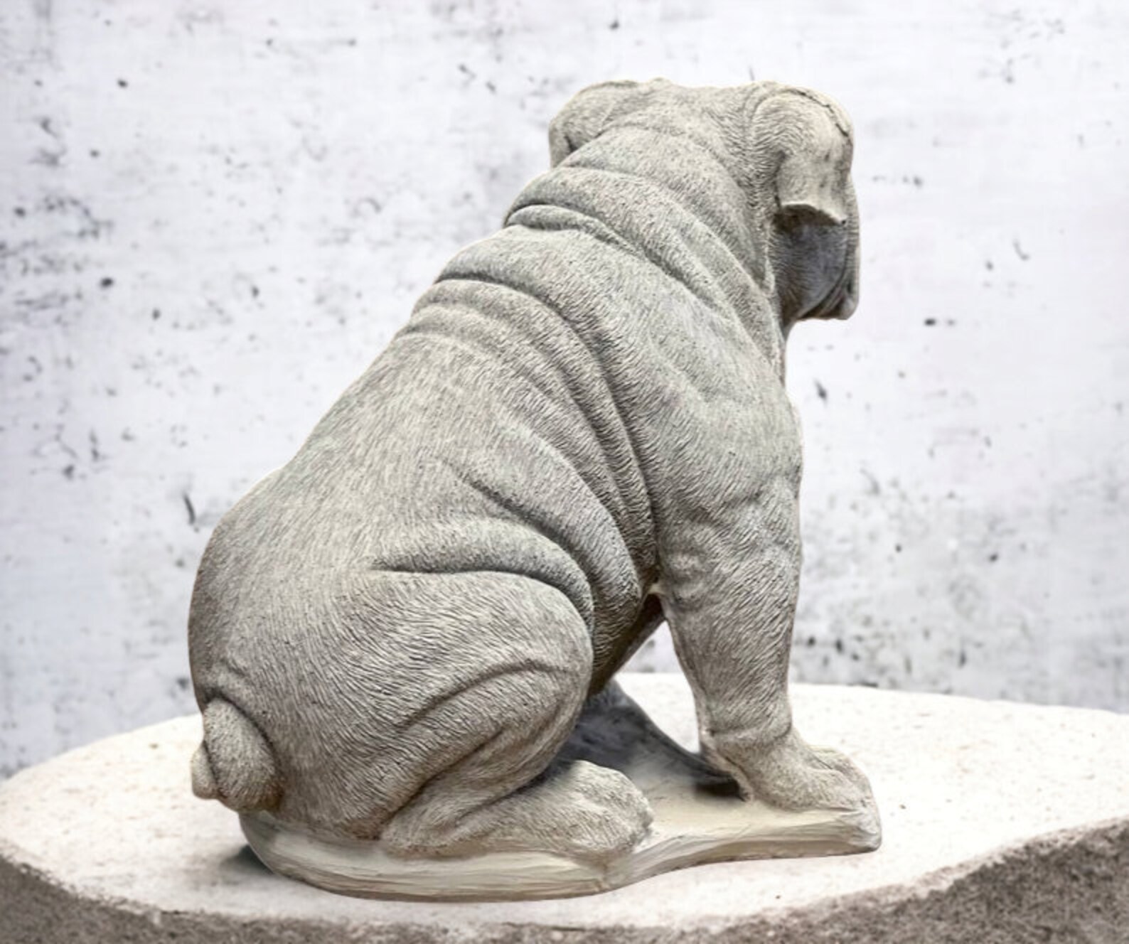 Massive Bulldog Statue Concrete Bulldog Memorial Sculpture - Etsy