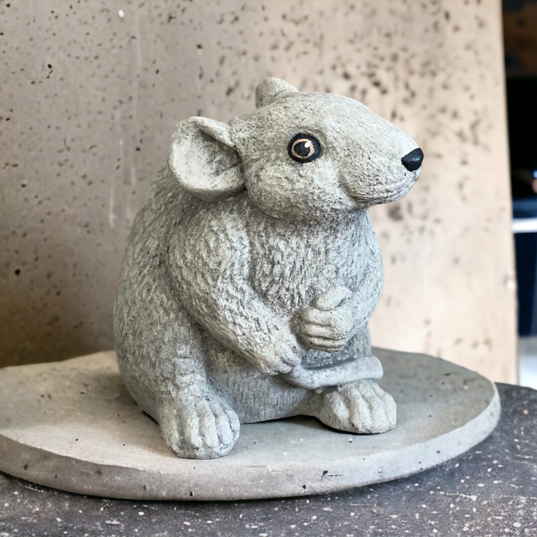 Mouse Standing Figure Curious Mouse Figurine Outdoor Backyard Mouse ...