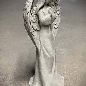 Faceless Tall Angel Statue Massive Angel With No Face Figurine Indoor ...