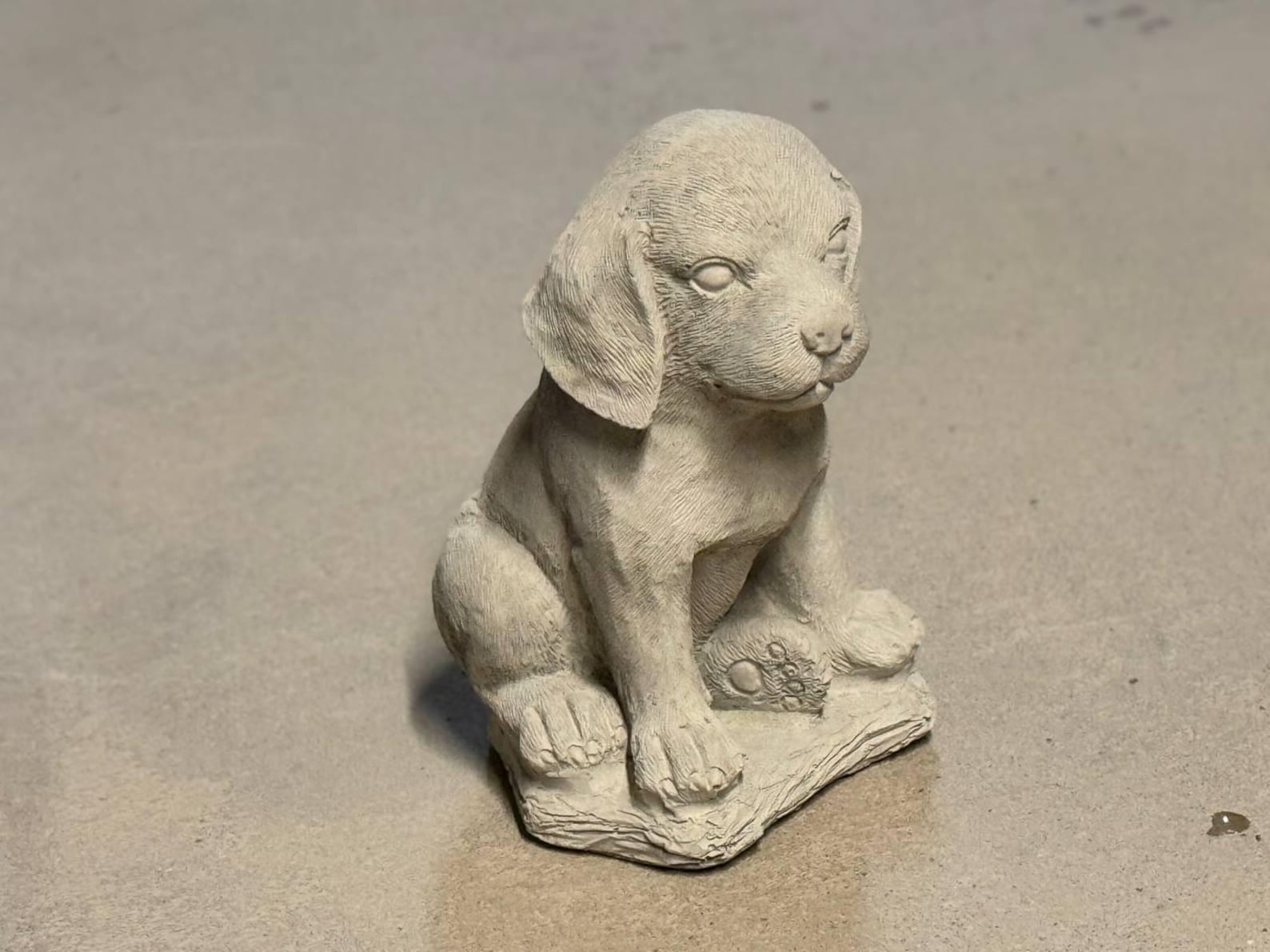 Pit Bull Puppy Statue Sitting Pit Bull Dog Memorial Outdoor Garden Pet ...