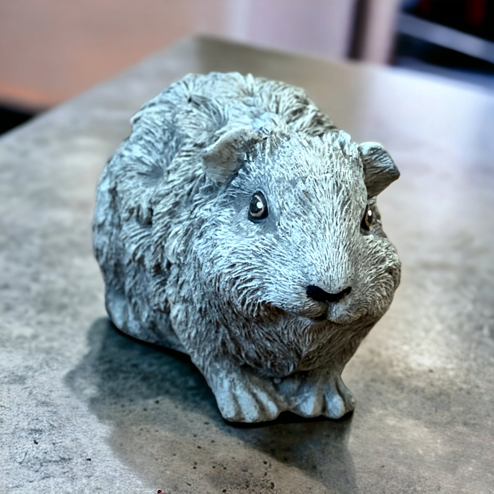 Standing Guinea Pig Statue Concrete Guinea Pig Figure Outdoor Garden ...