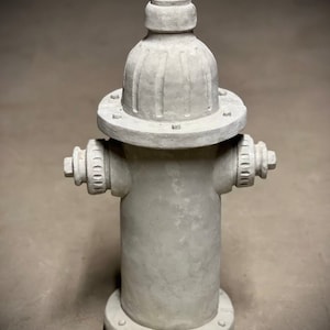 Massive Fire Hydrant Statue Large Water Pomp Figurine Concrete Fire ...