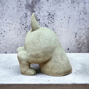 Digging Dog Statue Concrete Dog Memorial Figure Creative Pet Garden ...