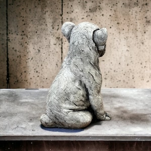 Concrete Tiger Statue Sitting Tiger Figure Outdoor Wild Animal Figurine ...