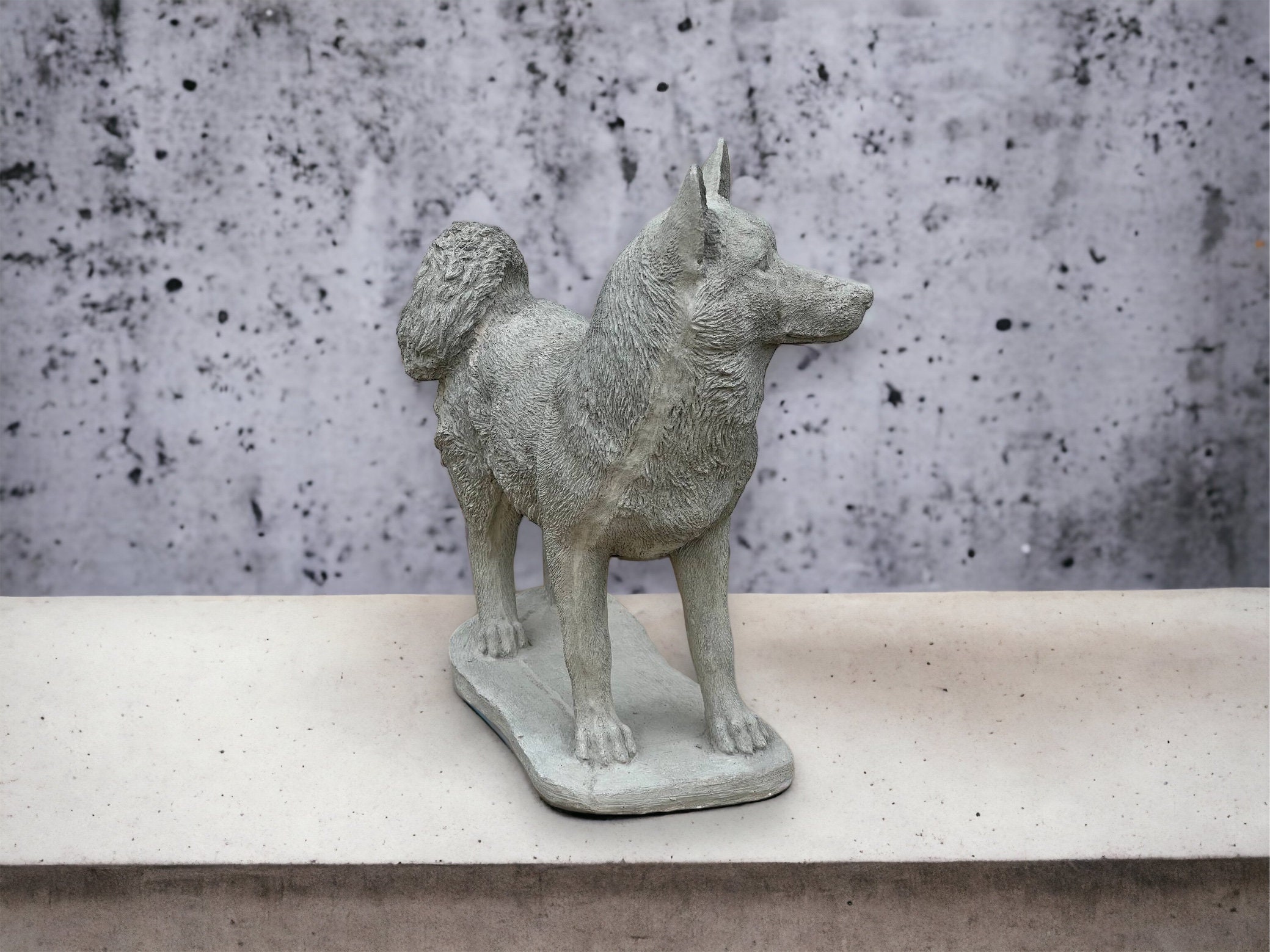 Massive Husky Dog Statue Standing Siberian Husky Figure - Etsy