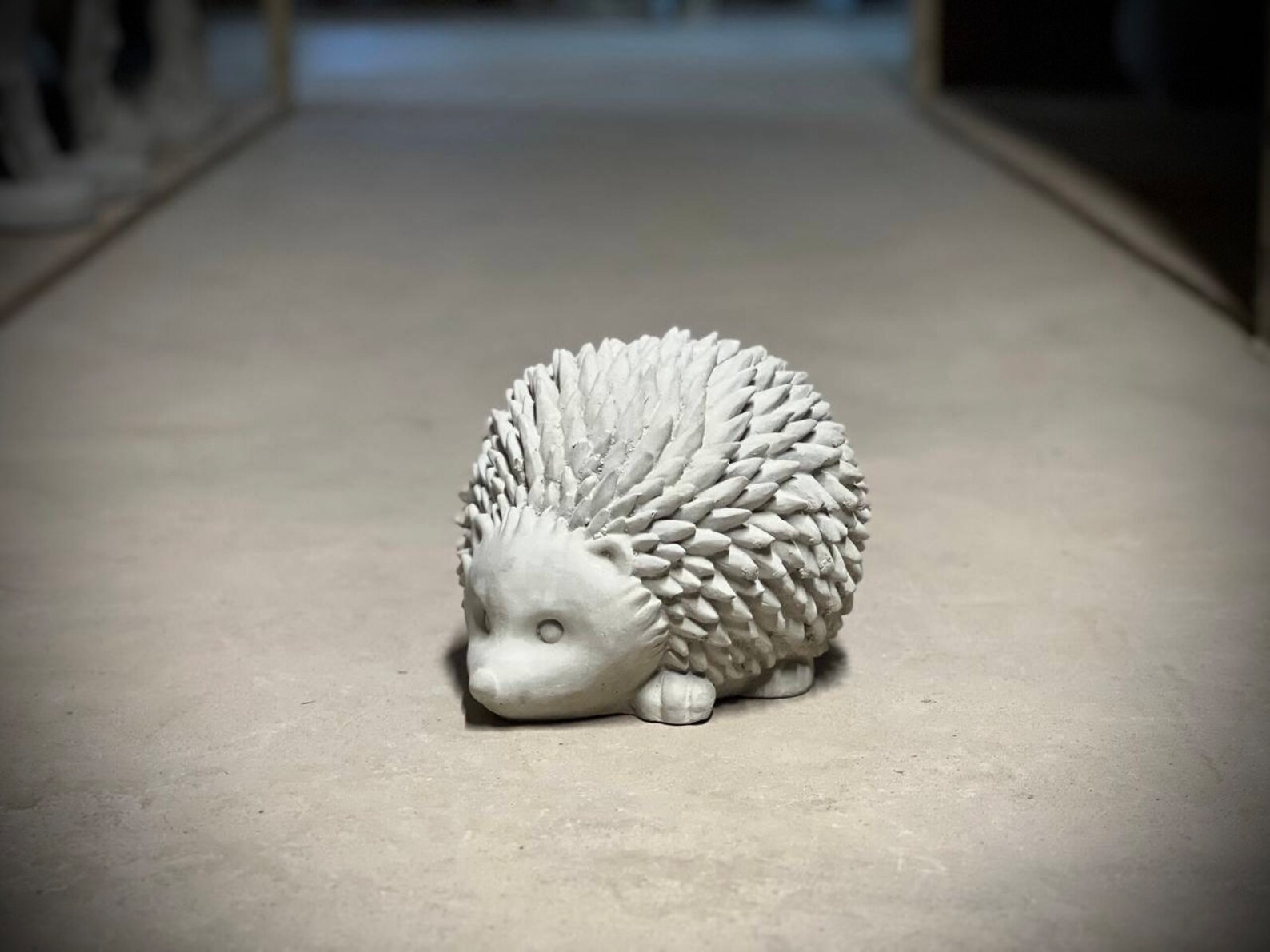 Realistic Wild Hedgehog Statue Forest Animal Figurine Concrete Cute ...