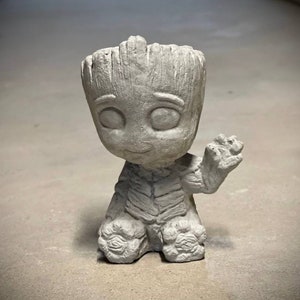 Sitting Baby Groot Planter Figure Concrete Flowers Pot Statue - Etsy