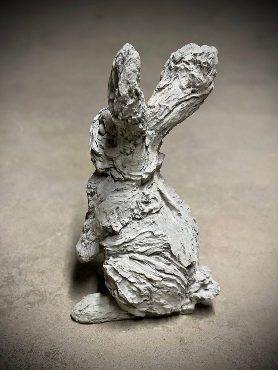 Standing Rabbit Figure Detailed Bunny Figurine Outdoor Garden - Etsy