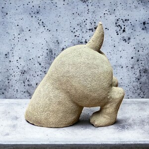 Digging Dog Statue Concrete Dog Memorial Figure Creative Pet Garden ...