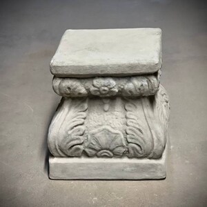 Large Short Square Sculpture Huge Pedestal Figure Concrete Square Post ...
