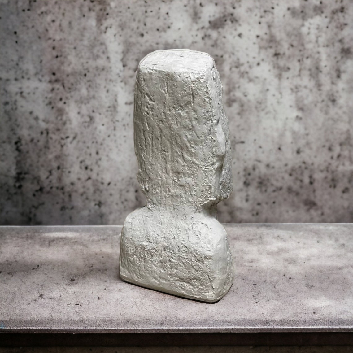 Massive Moai Head Statue Concrete Moai Head Figure Easter Island Garden ...