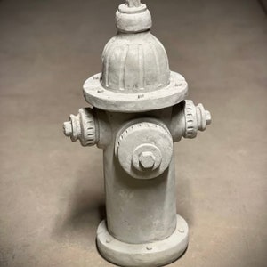 Massive Fire Hydrant Statue Large Water Pomp Figurine Concrete Fire ...