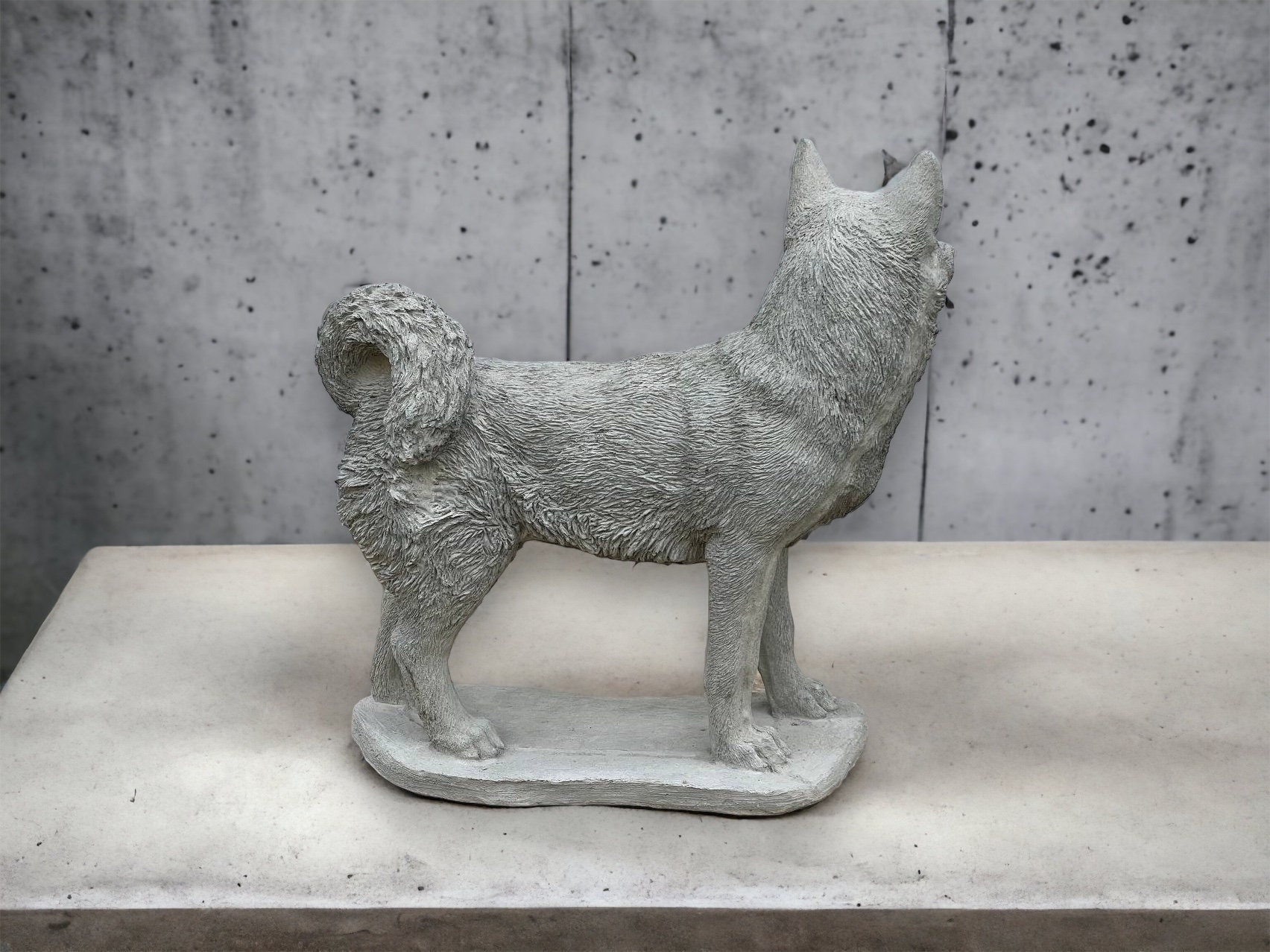 Massive Husky Dog Statue Standing Siberian Husky Figure - Etsy