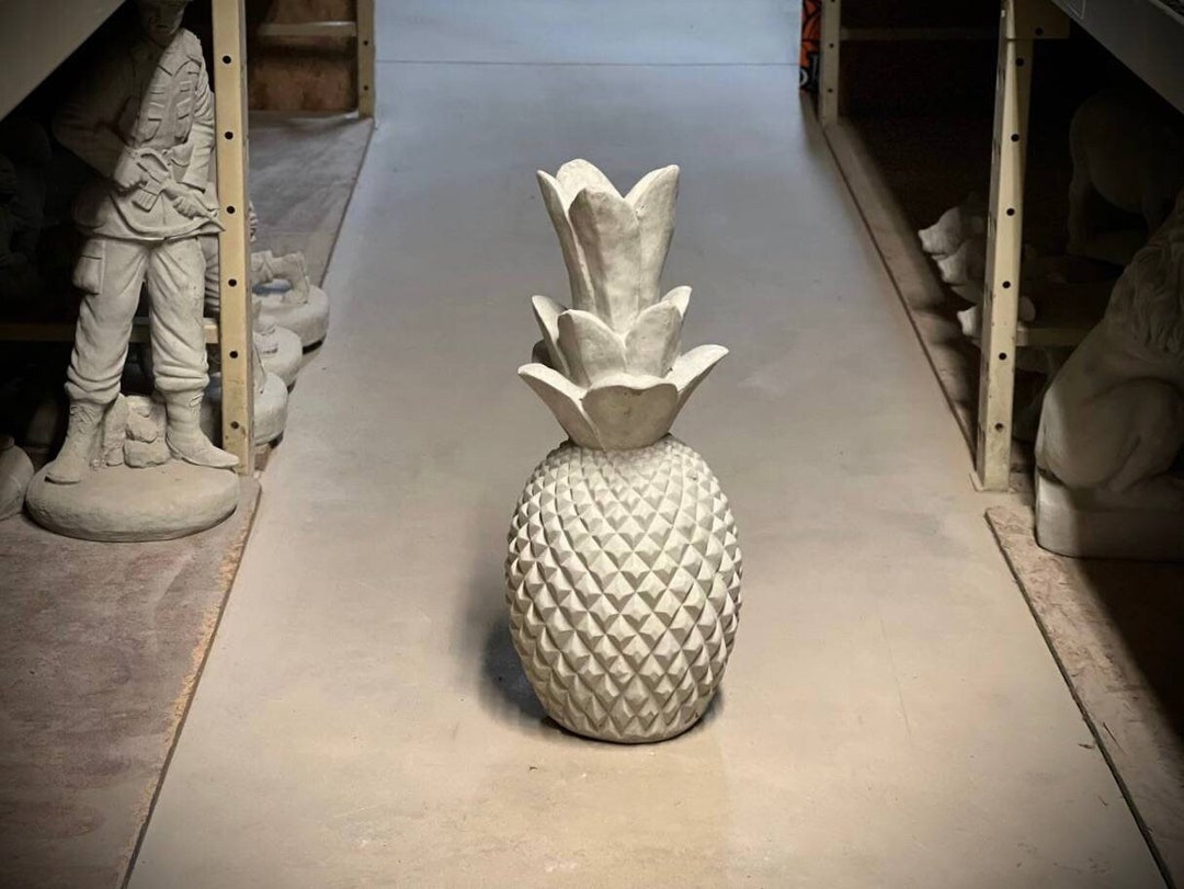 Large Pineapple Finial Statue Detailed Massive Pineapple Sculpture ...
