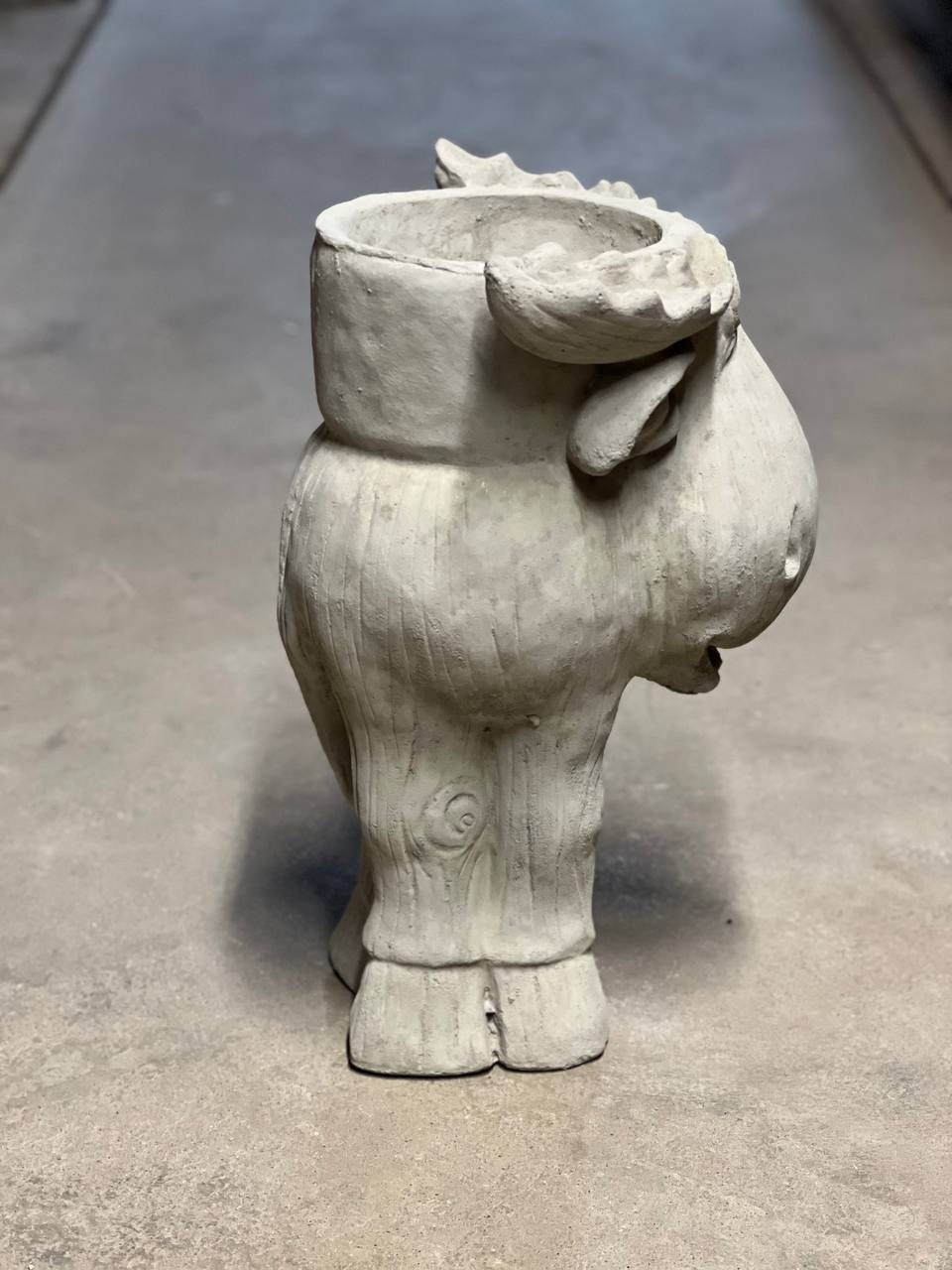 Massive Moose Statue Concrete Moose Flower Planter Figure Detailed ...
