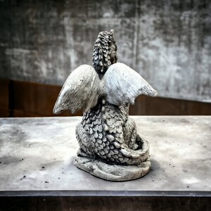 Realistic Dragon Statue Concrete Dragon Figurine Outdoor or Indoor Zen ...