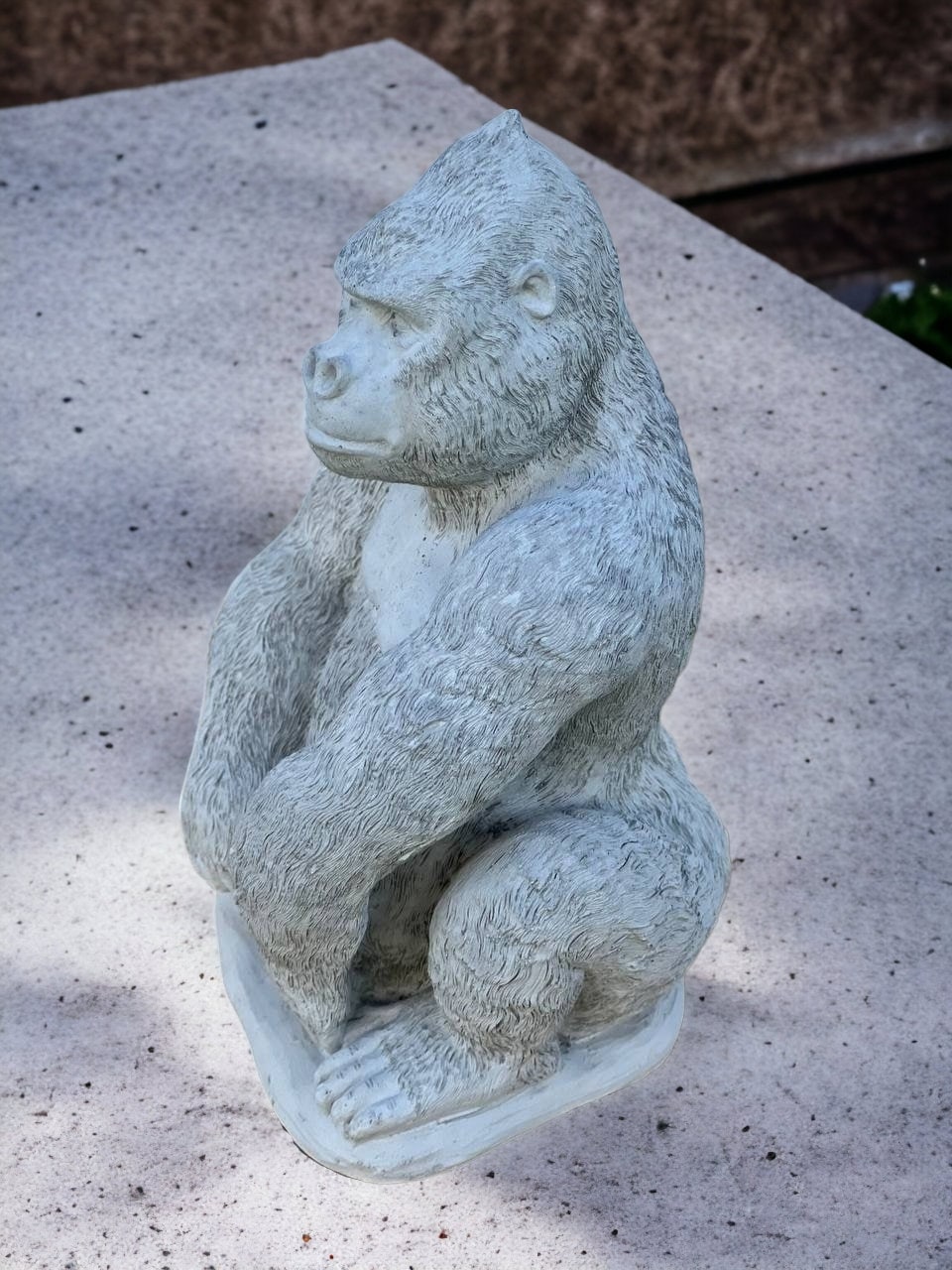 Tropical Gorilla Statue Massive Gorilla Monkey Figurine - Etsy
