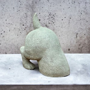 Digging Dog Statue Concrete Dog Memorial Figure Creative Pet Garden ...
