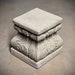 Large Short Square Sculpture Huge Pedestal Figure Concrete Square Post ...