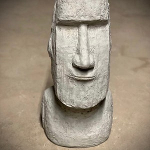 Massive Easter Head Statue Concrete Easter Head Figurine Large Head ...